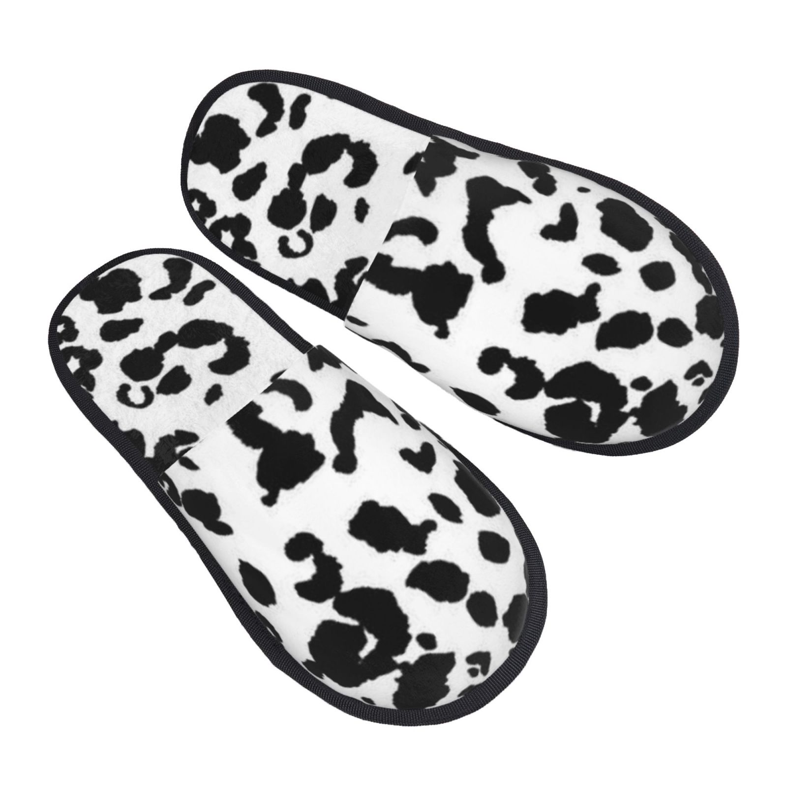Cozy Slippers for Women Men Abstract Leopard Pattern Winter Slippers ...