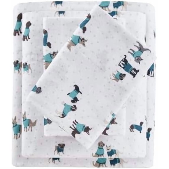 Cozy Soft 100% Cotton Flannel Print Animals Stars Cute Warm, Ultra Soft ...