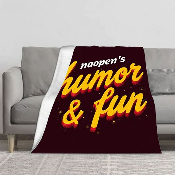 Cozy Soft Flannel Blanket - Durable Warm Design for Sofa Travel & Bed ...