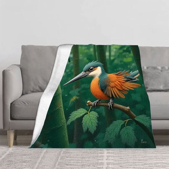 Cozy Soft Flannel Blanket - Durable Warm Perfect for Sofa Travel & Bed ...