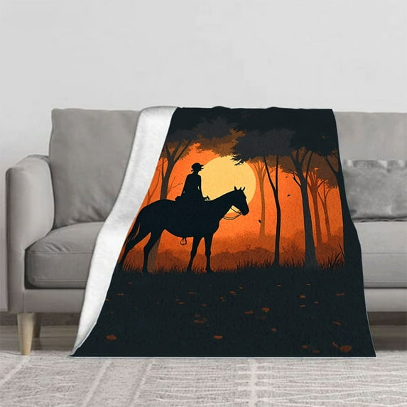 Cozy Soft Flannel Blanket - Durable Warm Perfect for Sofa Travel & Bed ...