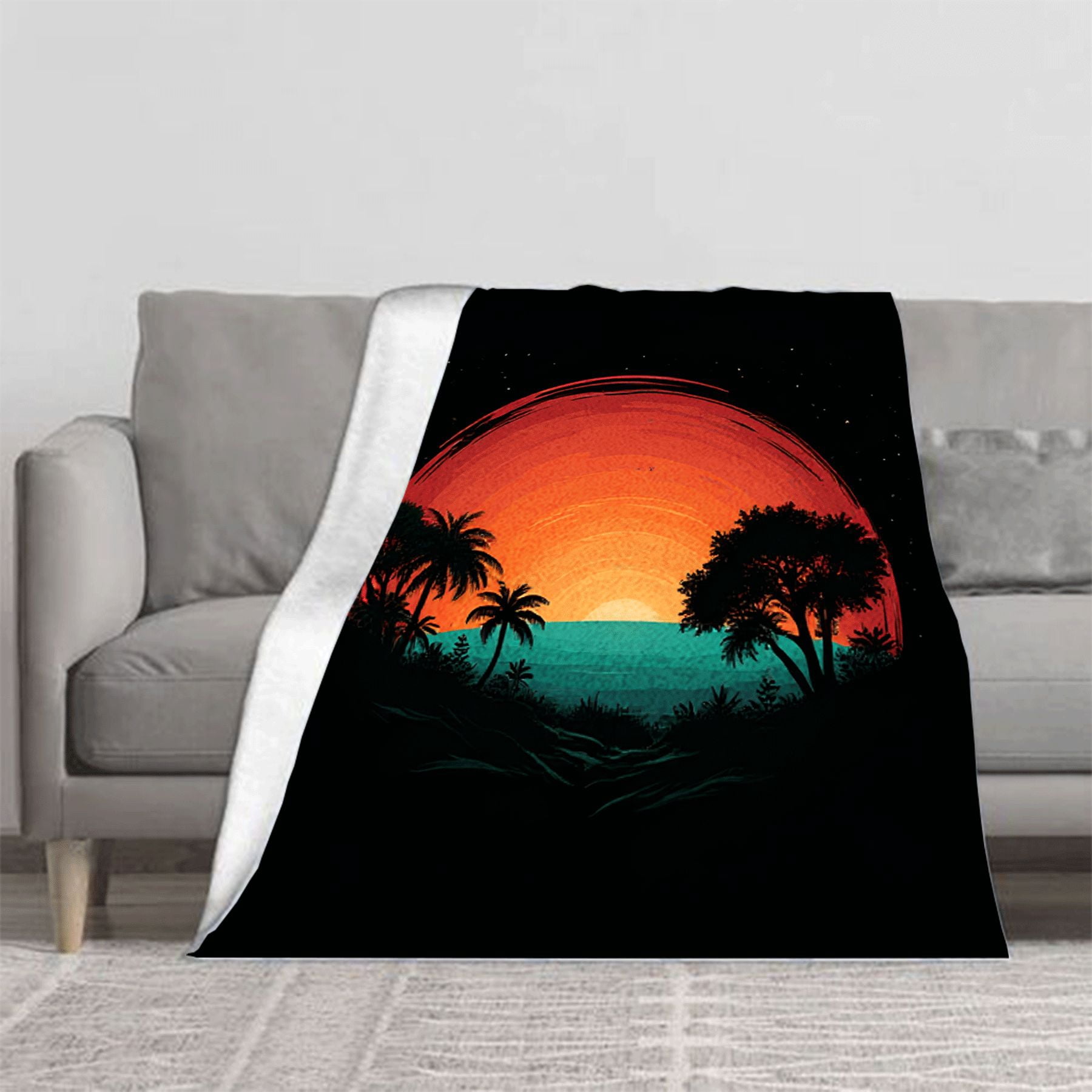 Cozy Soft Flannel Blanket - Durable Warm Perfect for Sofa Travel & Bed ...