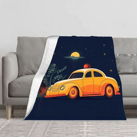 Cozy Soft Flannel Blanket - Durable Warm Perfect for Sofa Travel & Bed ...