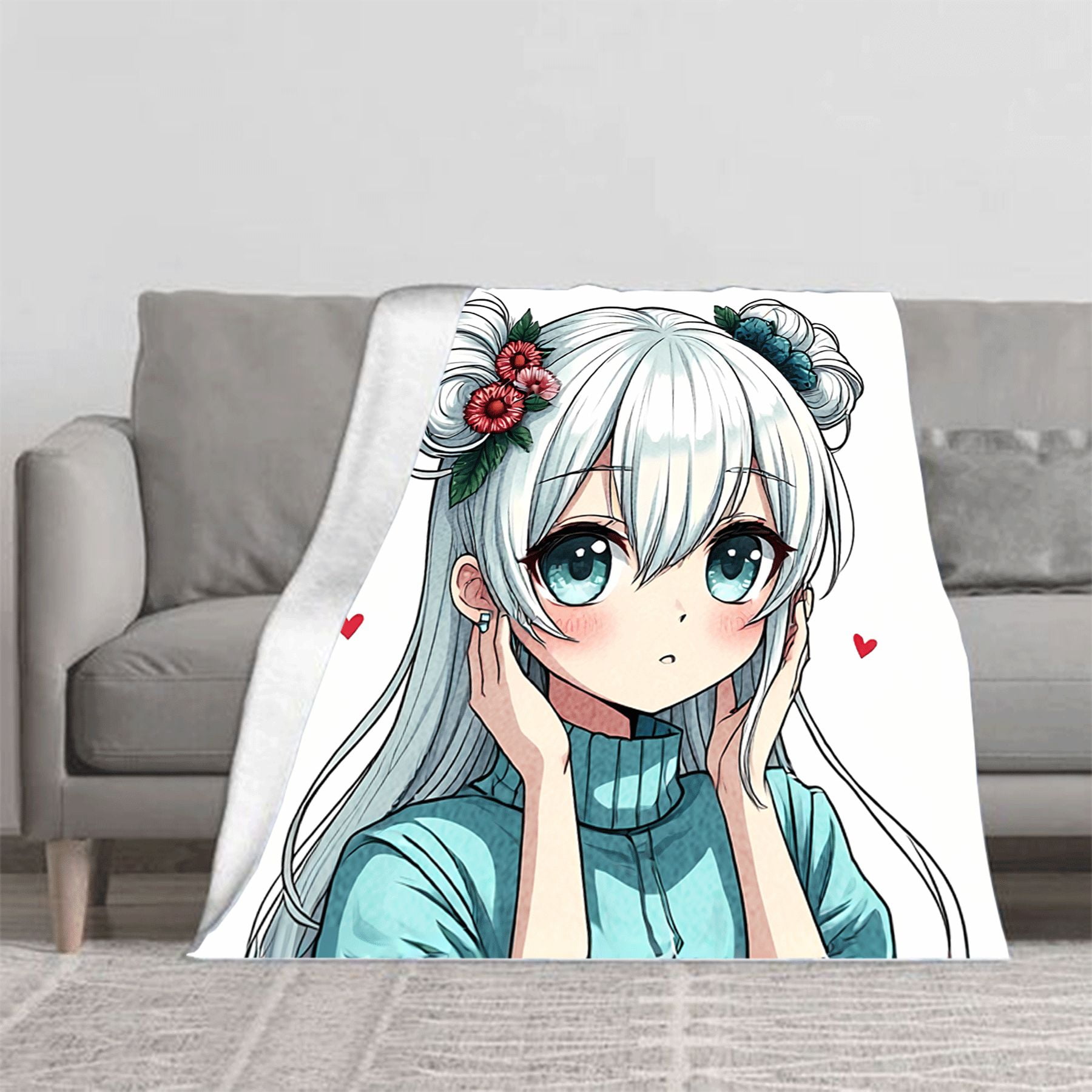 Cozy Soft Flannel Blanket - Durable Warm Throw for Sofa Travel & Bed ...