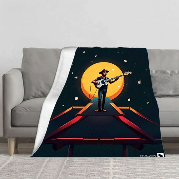 Cozy Soft Flannel Blanket - Durable Warm Throw for Sofa Travel & Bed ...