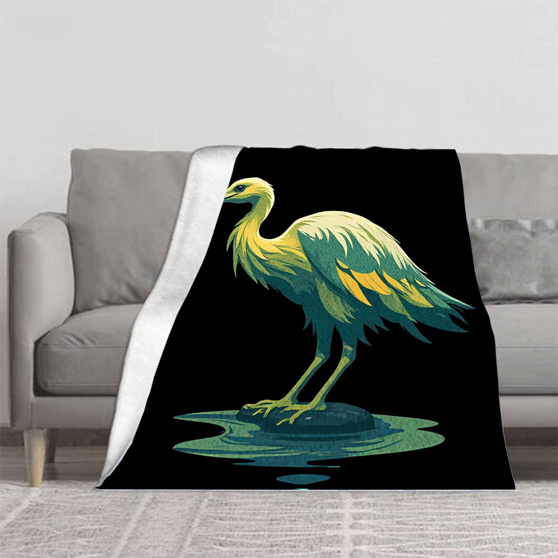 Cozy Soft Flannel Blanket - Durable Warm Throw for Sofa Travel & Bed ...