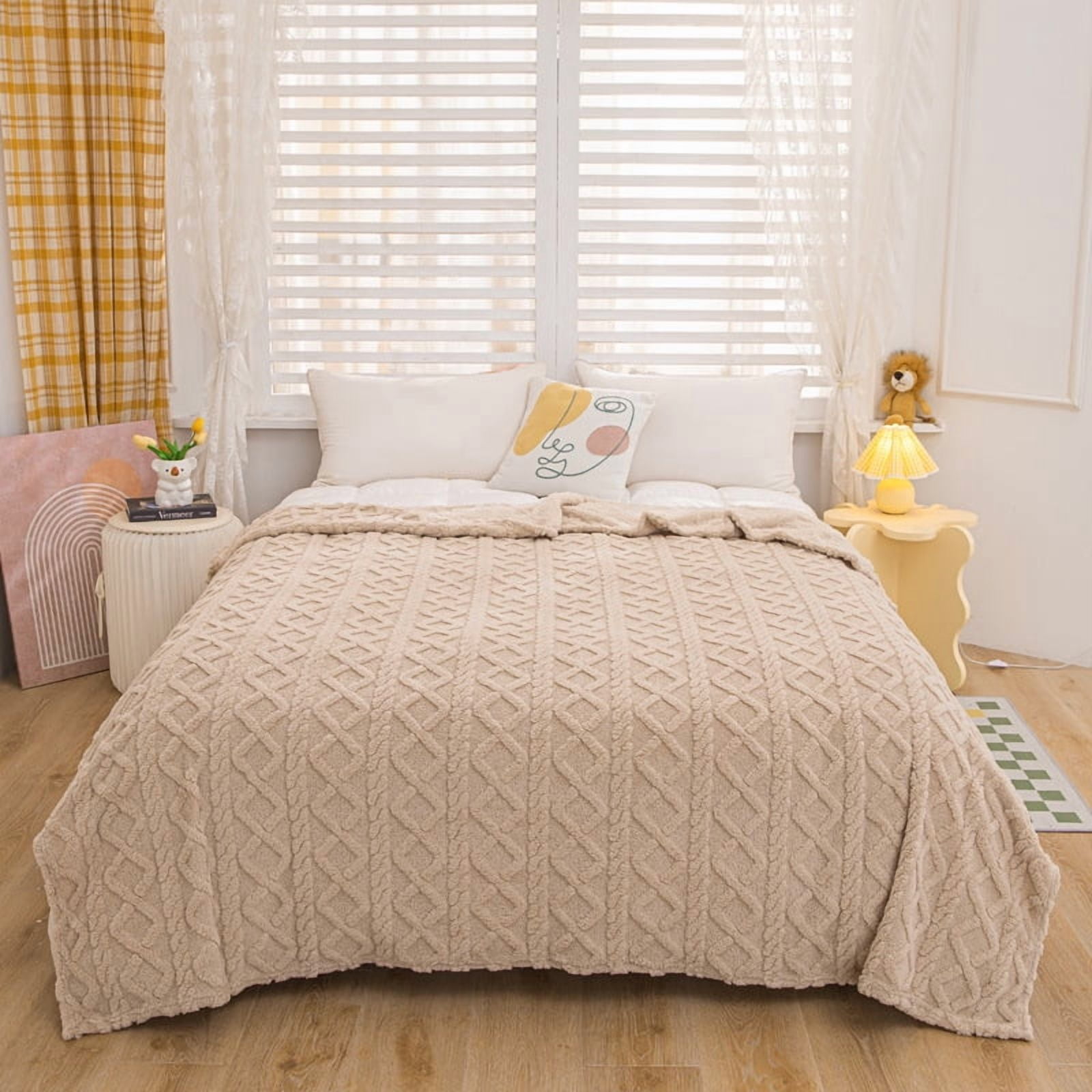 Cozy Soft Lightweight Fuzzy Throw Blanket for Portable Throw Blankets ...