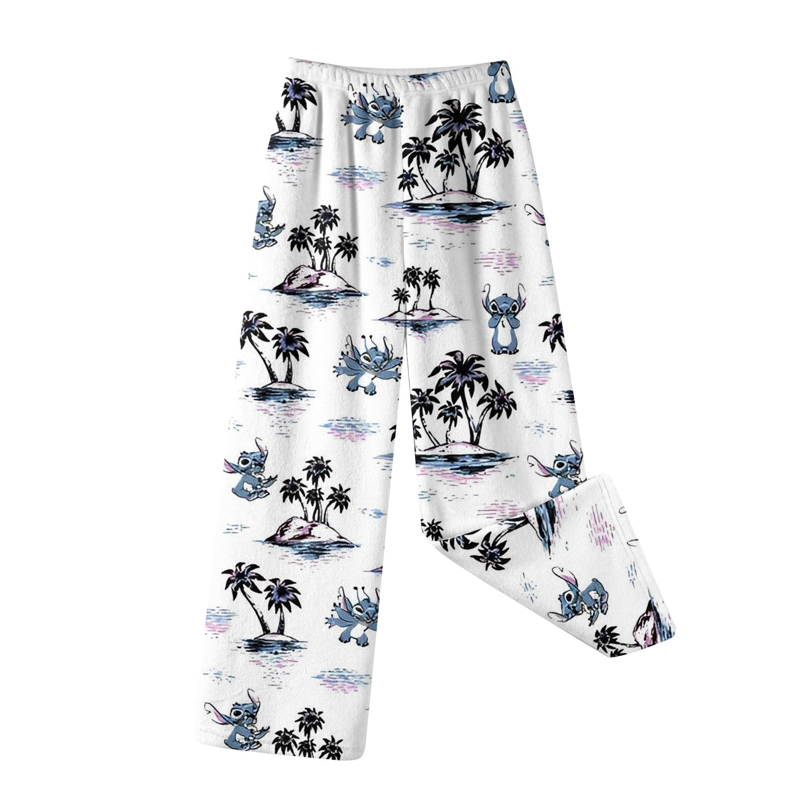 Cozy Stitch Print Cozy Women's Lounge Pants with Fun Cartoon Print ...