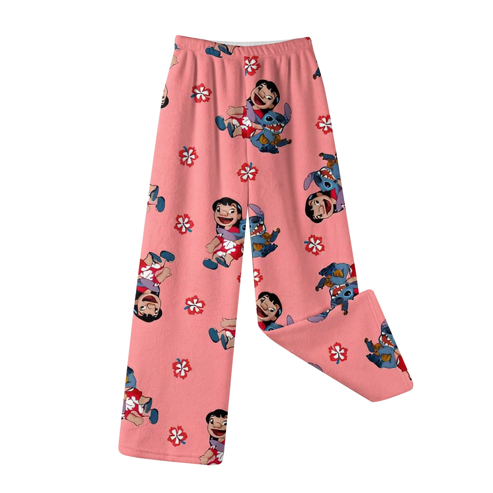 Cozy Stitch Print Cozy Women's Lounge Pants with Fun Cartoon Print ...