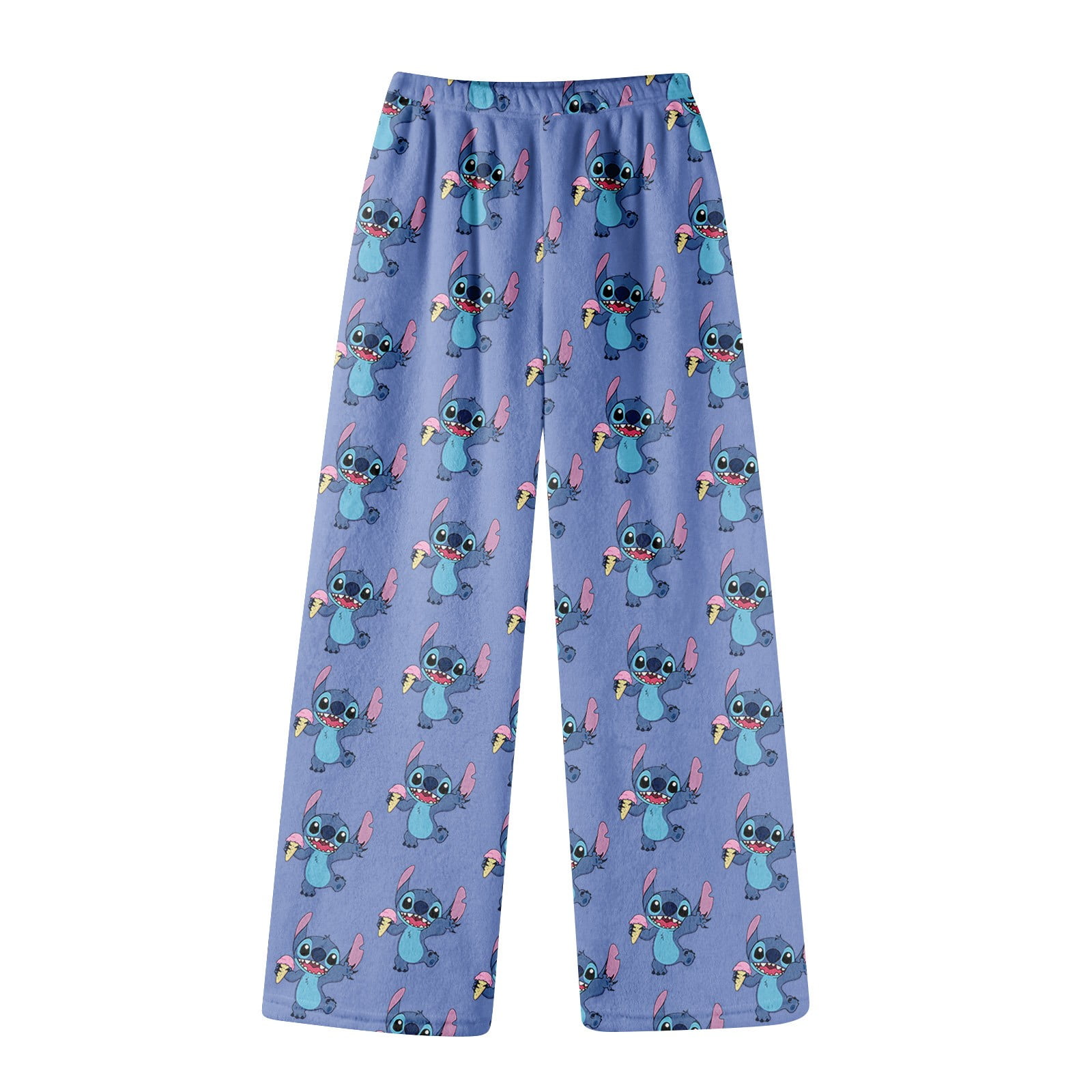 Cozy Stitch Print Women Winter Pants Full Length Long Trousers Printed ...