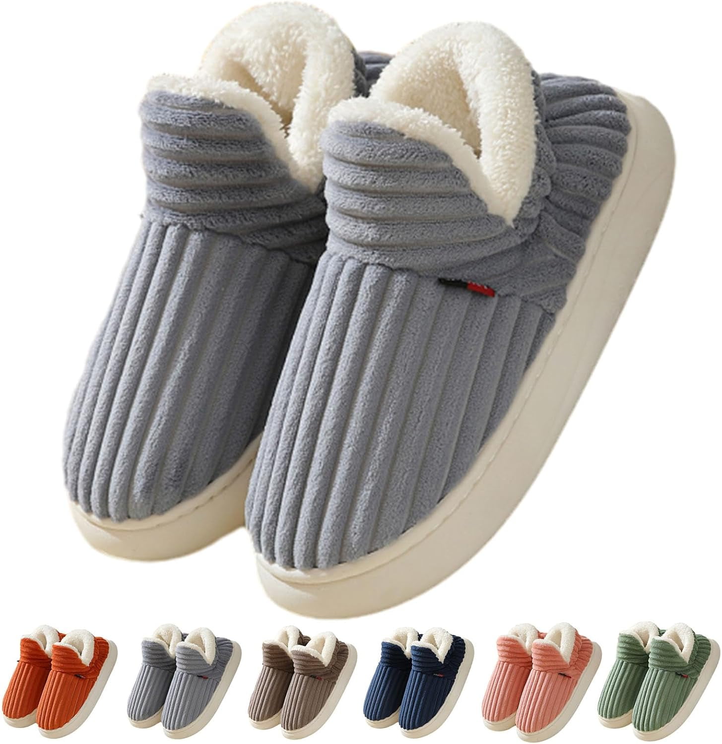 Cozy Stylish Slipper, Slipper Booties, Winter Fuzzy Warm Thick-Soled ...