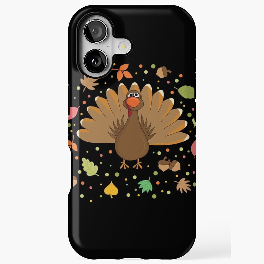 Cozy Thanksgiving Turkey Autumn Holiday Case for iPhone 17 through 11 ...