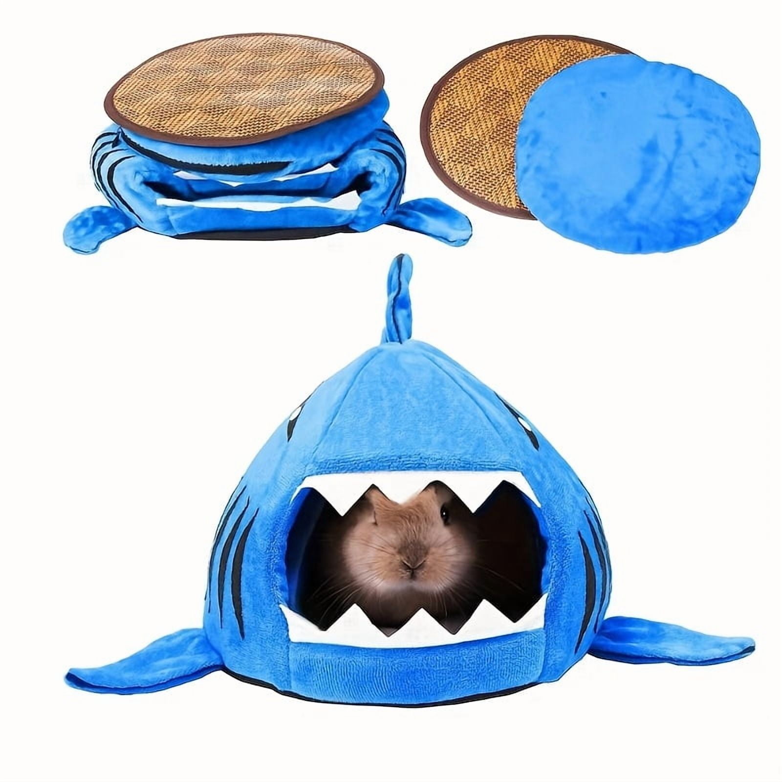Cozy -Themed Small Pet Bed - Warm Hideaway Nest for Hamsters, Guinea ...