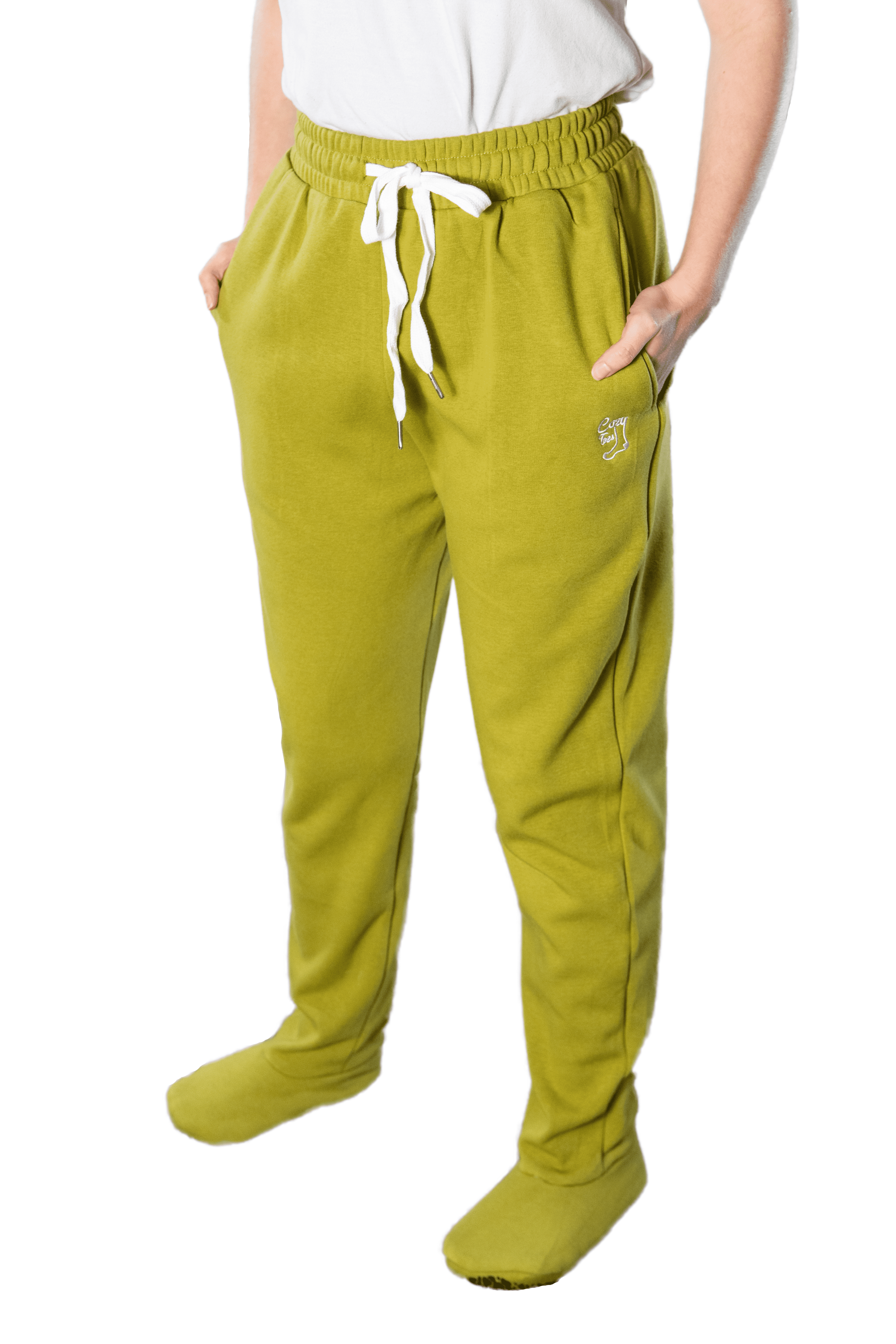 Cozy Toes - Adult Footed Sweatpants with Sherpa Fleece Lined Feet ...