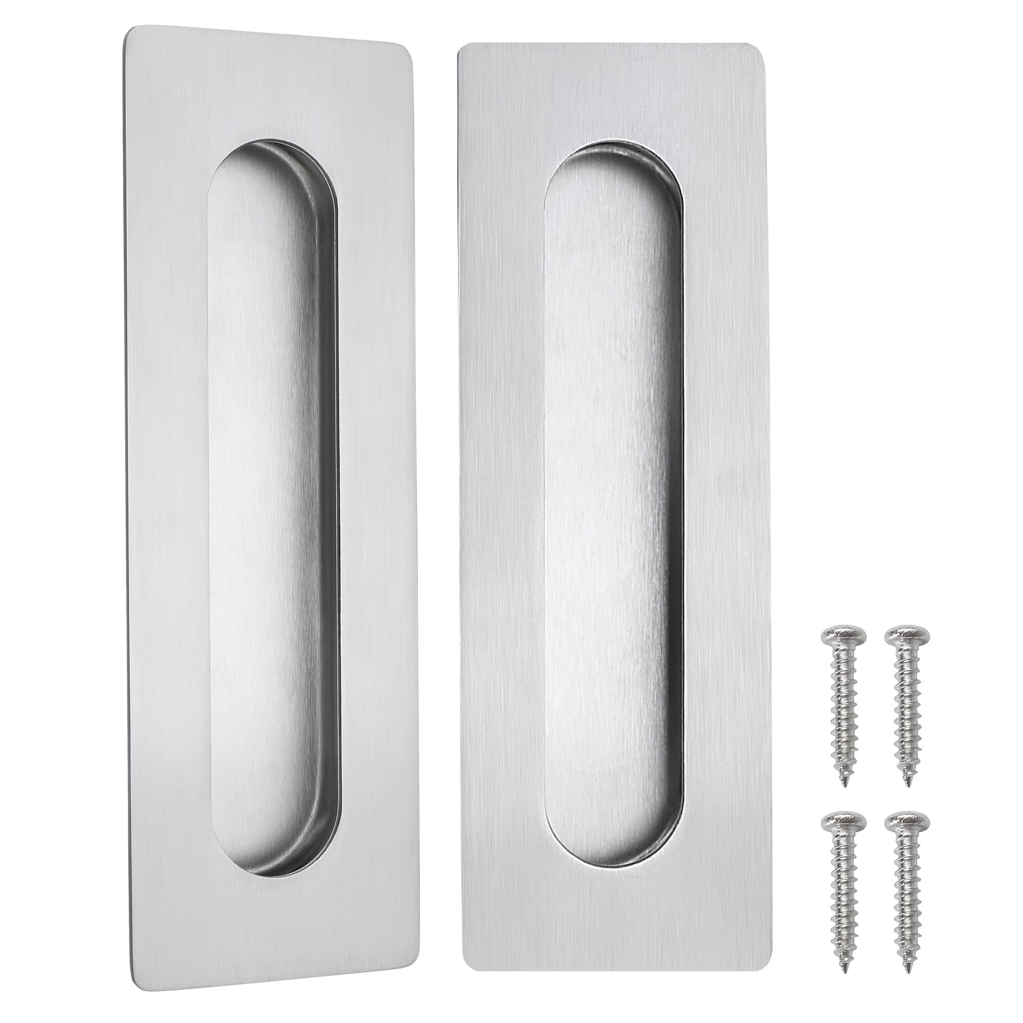 Cozy Tower 7 Inch Recessed Flush Finger Pulls Pocket Door Sliding Door ...