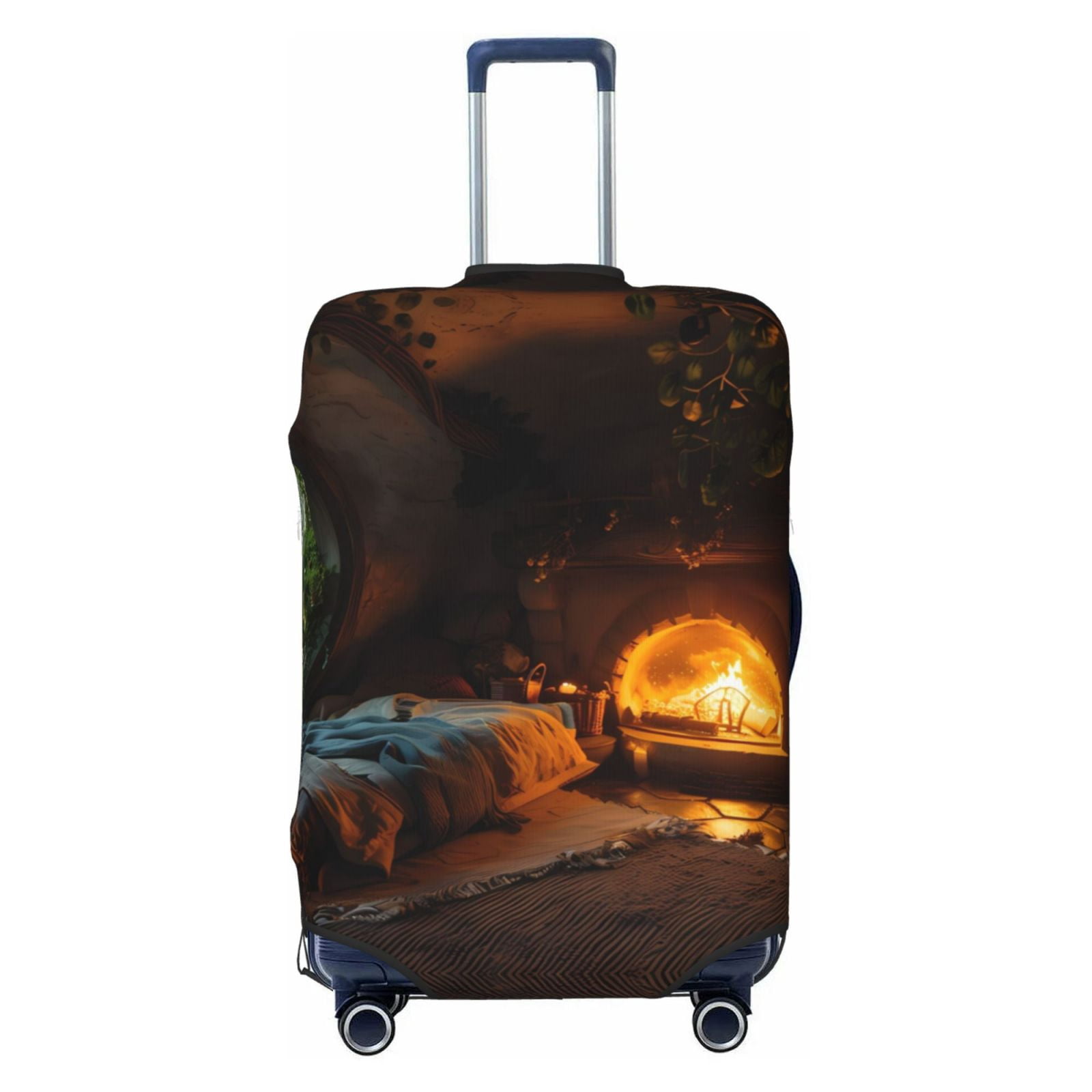 Cozy Tree Hole Cabin Luggage Cover for Travel Business Trip, Suitcase ...