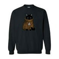 Cozy Turkey Sweater Cat Cute Fall Holiday Humor Sweatshirt up to 5XL - Walmart.com