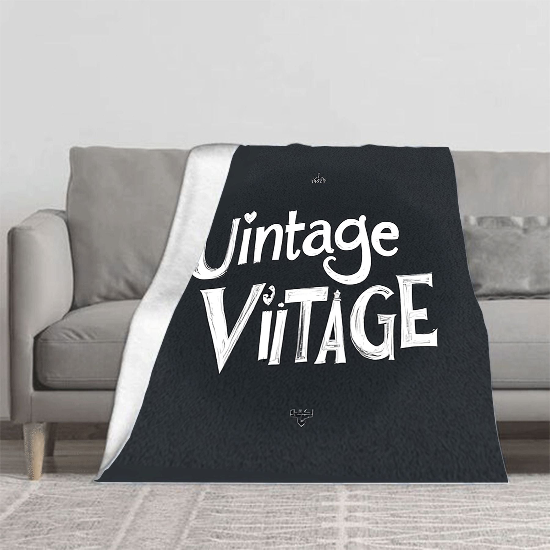 Cozy Vintage-Inspired Flannel Blanket - Soft Warm Durable Throw for ...