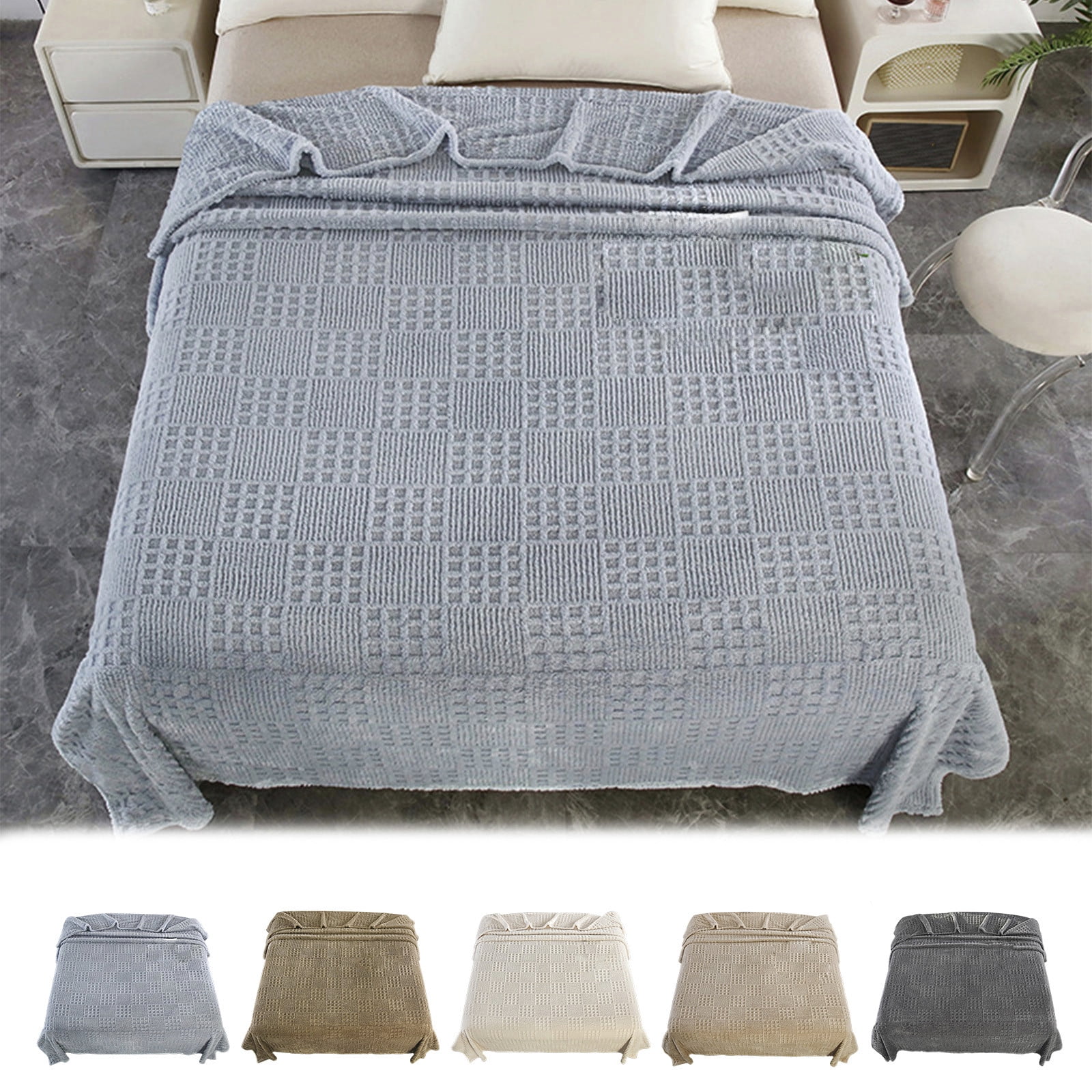 Cozy Warm Blanket Solid Color Fleece Throw Blanket Cozy Throws Sofa ...
