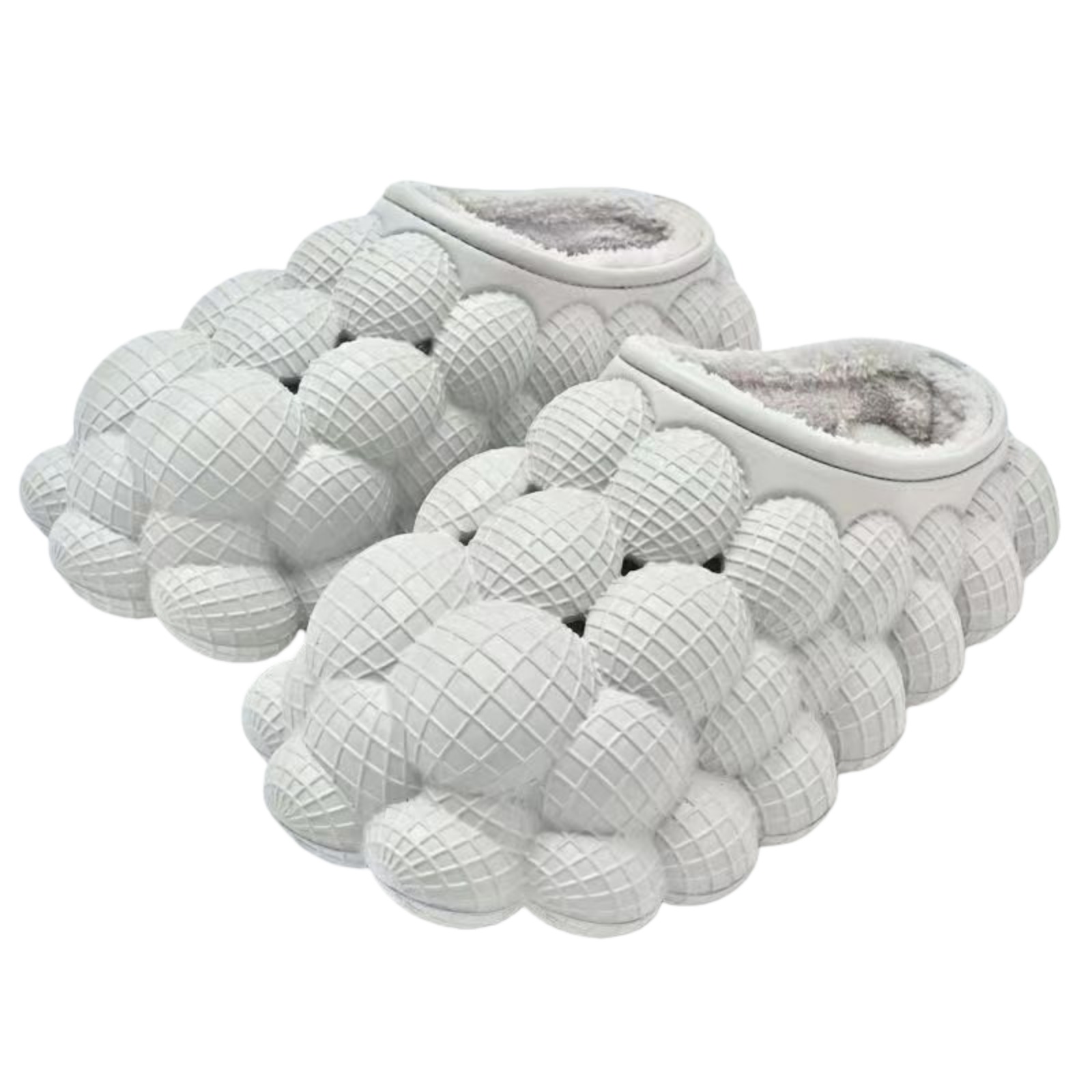 Cozy Waterproof Winter Slippers for Women Men, Thick Sole Plush Warm ...