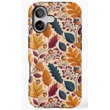 Cozy Whimsical Pattern Fall Autumn Foliage Phone Case for iPhone 17 16 ...
