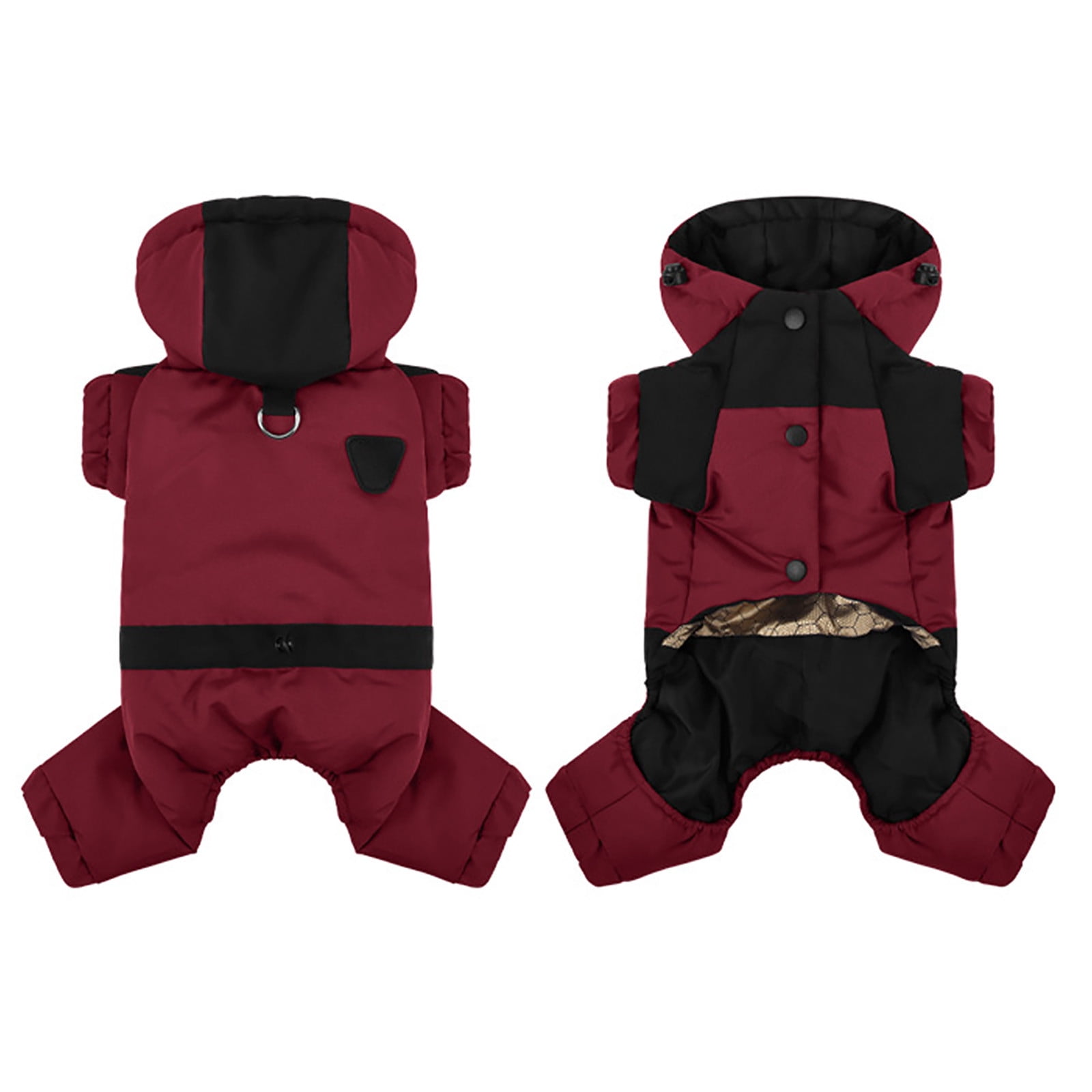 Cozy Winter Coat for Small Dogs with Hood and Full Body Coverage ...
