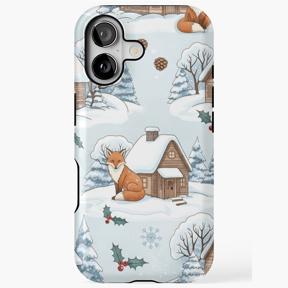 Cozy Winter Cottagecore Pattern Phone Case 17 16 15 14 13 12 11 Pro Max ...