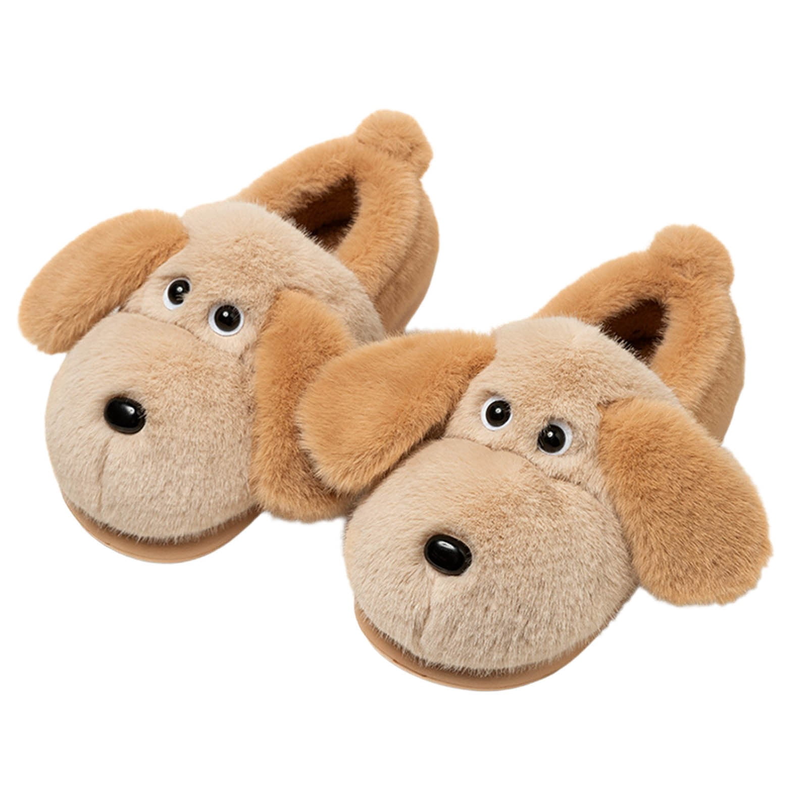 Cozy Winter Girls Slippers Featuring Adorable Puppy Design Soft Sole ...