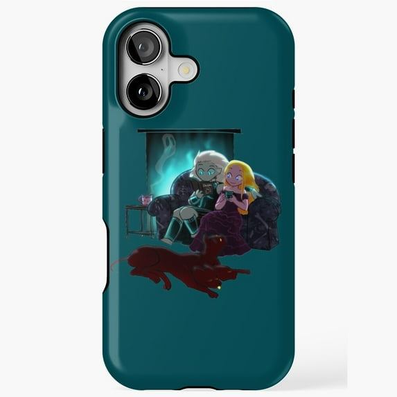 Cozy Winter Night Snowy House Scene Phone Case iPhone Case 17 to 11 Pro ...