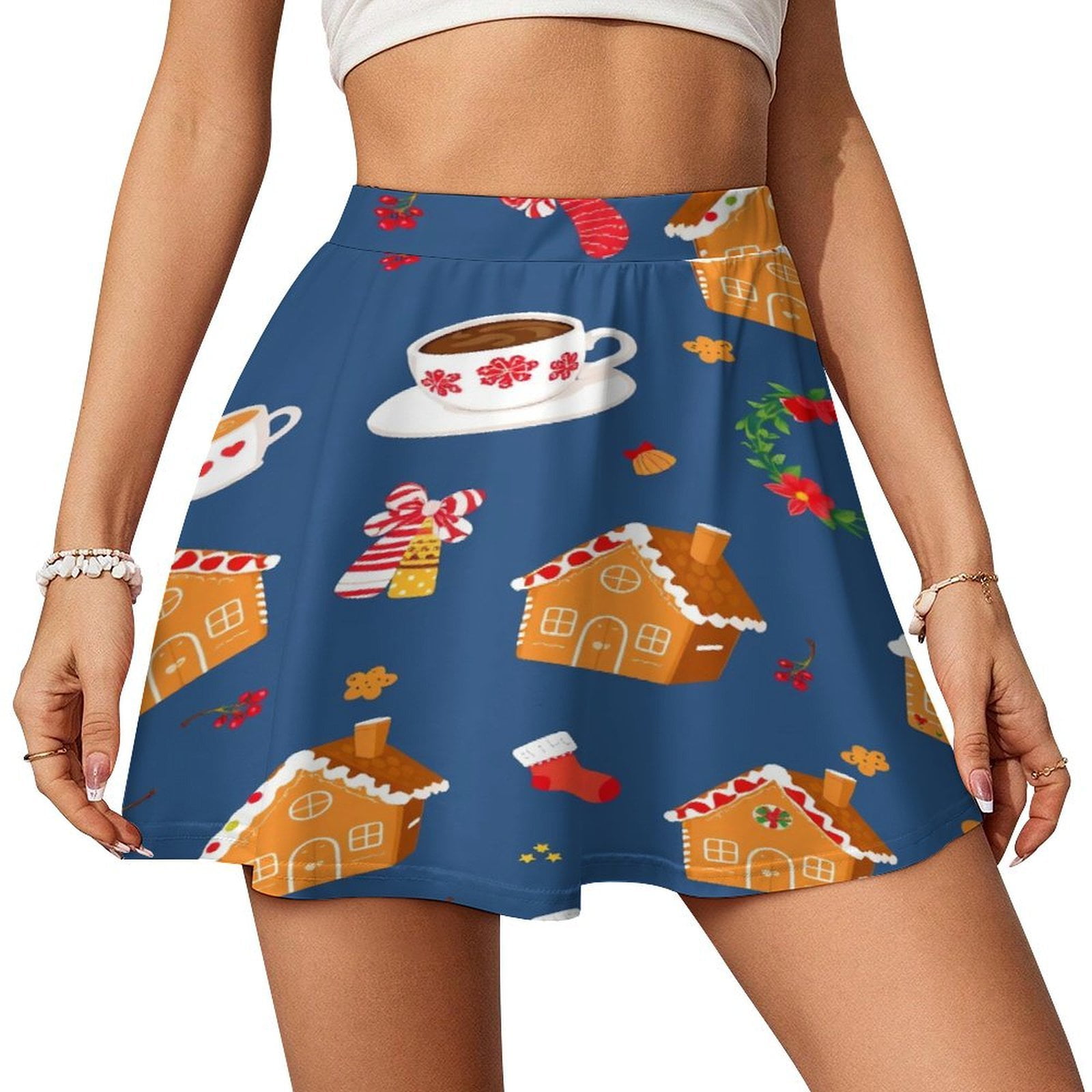 Cozy Winter Pattern Skirt Summer Casual Skirts Trendy Mini Skirt Woman ...