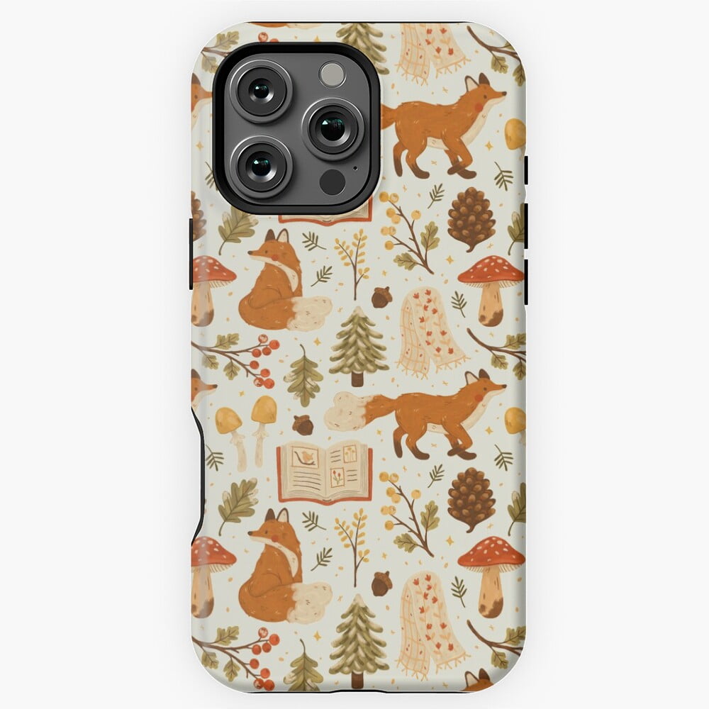 Cozy Winter Woodland Animals Phone Case Compatible with iPhone 11-17 ...