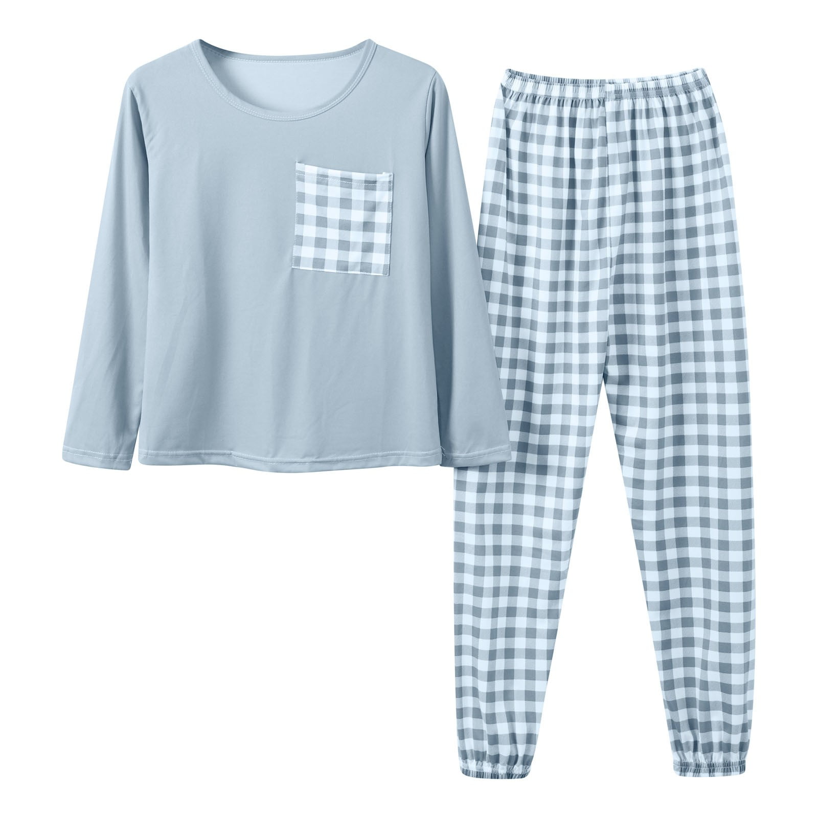Cozy Women Pajama Sets Long Sleeve Cartoon Loungewear Comfortable Home ...