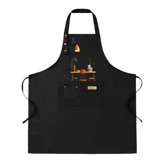 Cozy Workspace Design 2 Pack Adjustable Bib Apron with 2 Pockets - Fun ...