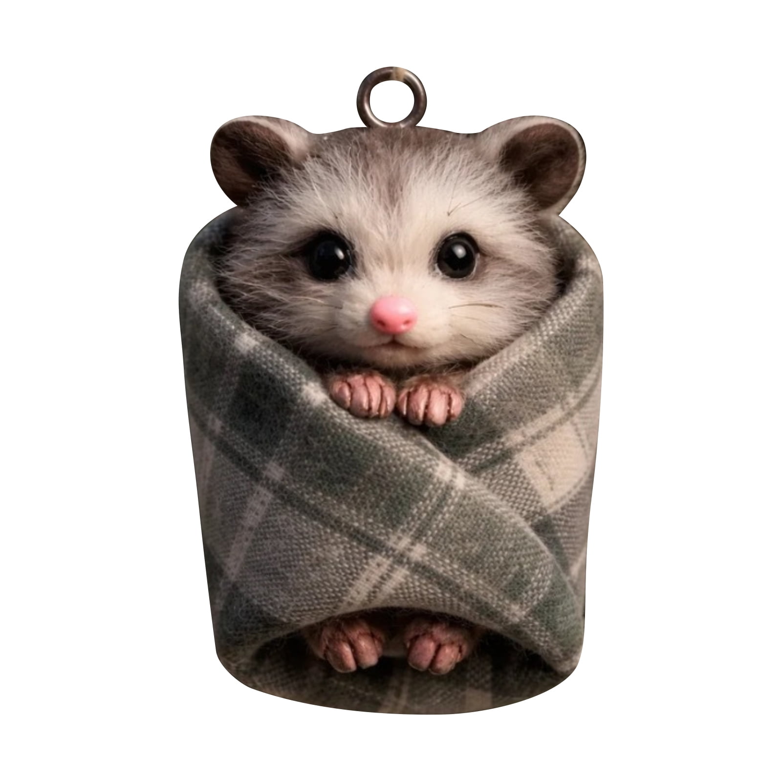 Cozy Wrapped Critters Ornament, Hanging Plush Toys, Cute Stuff Cattle ...