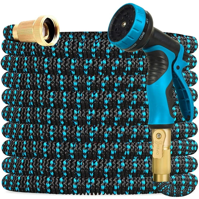 CozyBox 75ft Expandable Garden Hose - Leakproof, No-Kink, Triple ...
