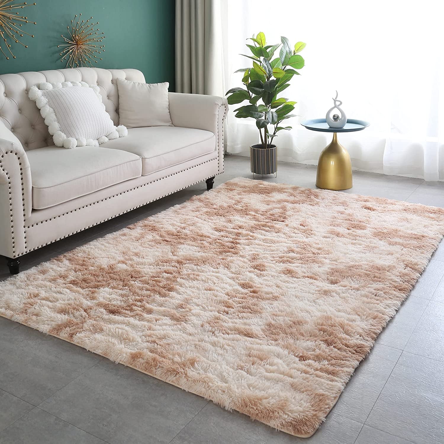 CozyDesg 8ft x 10ft Area Rugs, Soft Fluffy Area Rugs Floor Mat Floor ...