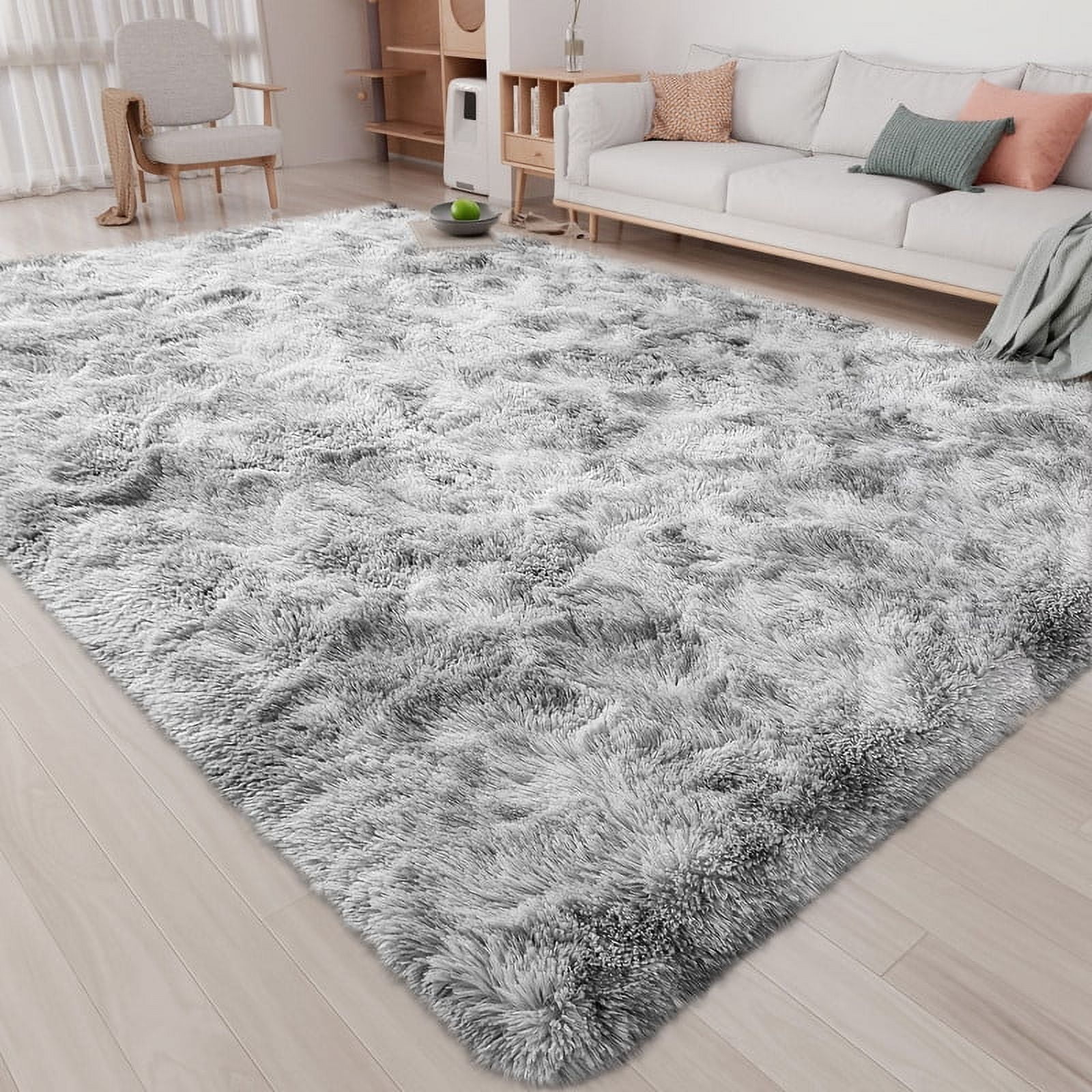 CozyDesg 9ft x 12ft Area Rugs, Soft Fluffy Area Rugs Floor Mat Floor ...