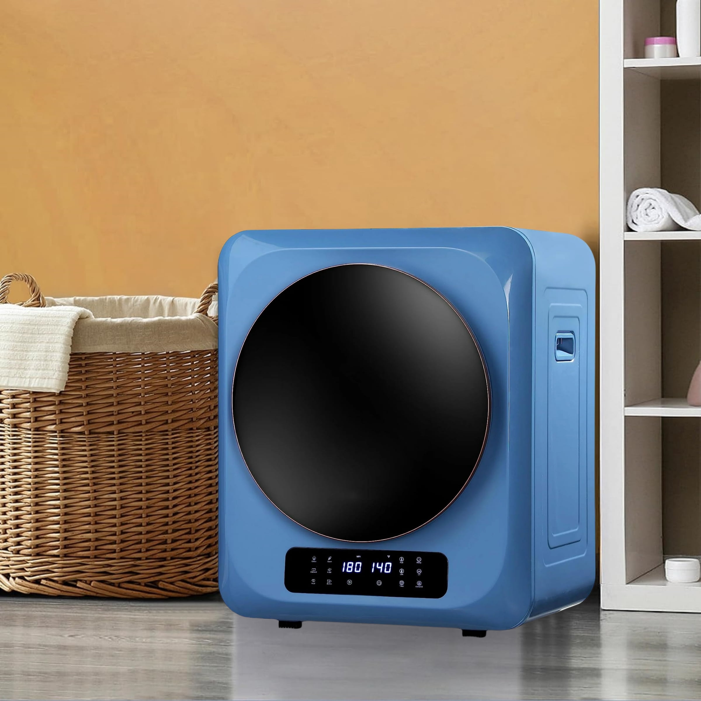 CozyHom Mini Front Load Electric Dryer, Compact & Portable with ...