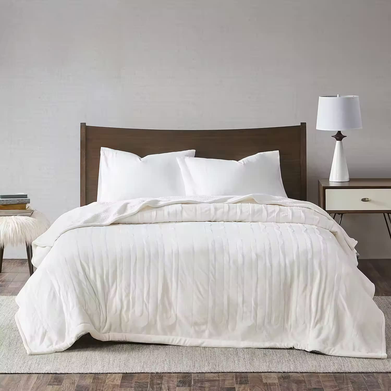 CozyHom Electric Heated Blanket, Dual Controls, 10 Heat Settings, Auto ...