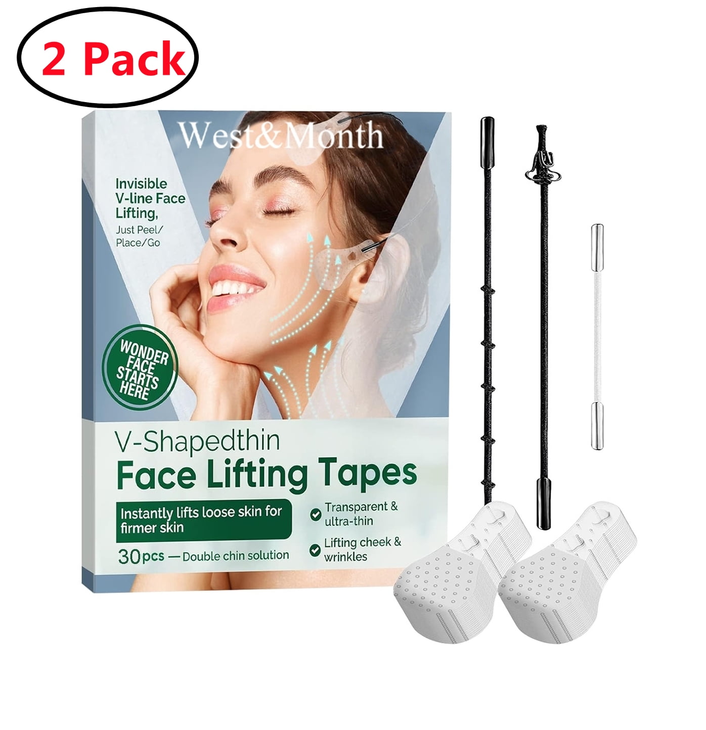 CozyHome 2 Pack Anti Wrinkle & Fine Lines Silicone Pad - Face Lift ...