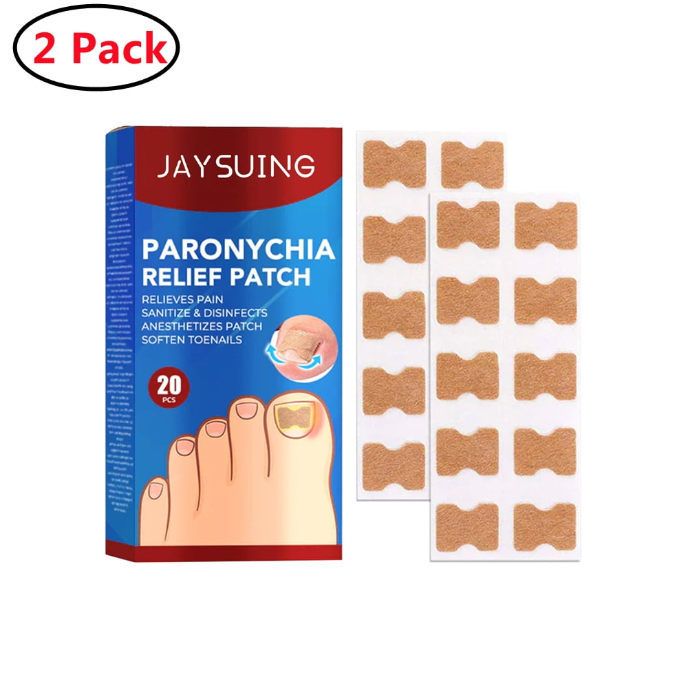 CozyHome 2 Pack Ingrown Toenail Treatment, 20Pcs Breathable Ingrown ...