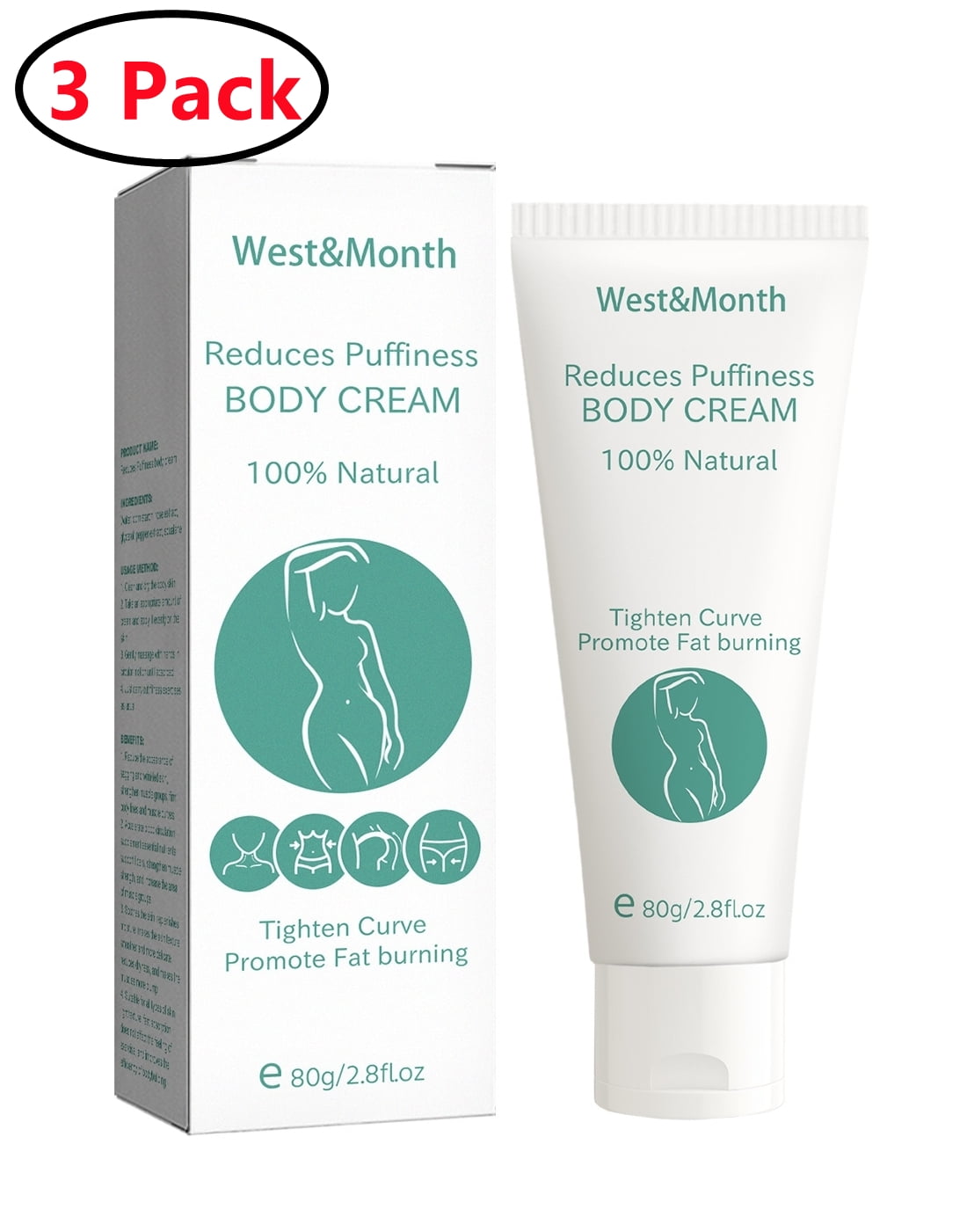 CozyHome 3 Pack Butt Acne Clearing Lotion, Pure Plants Extracts for ...