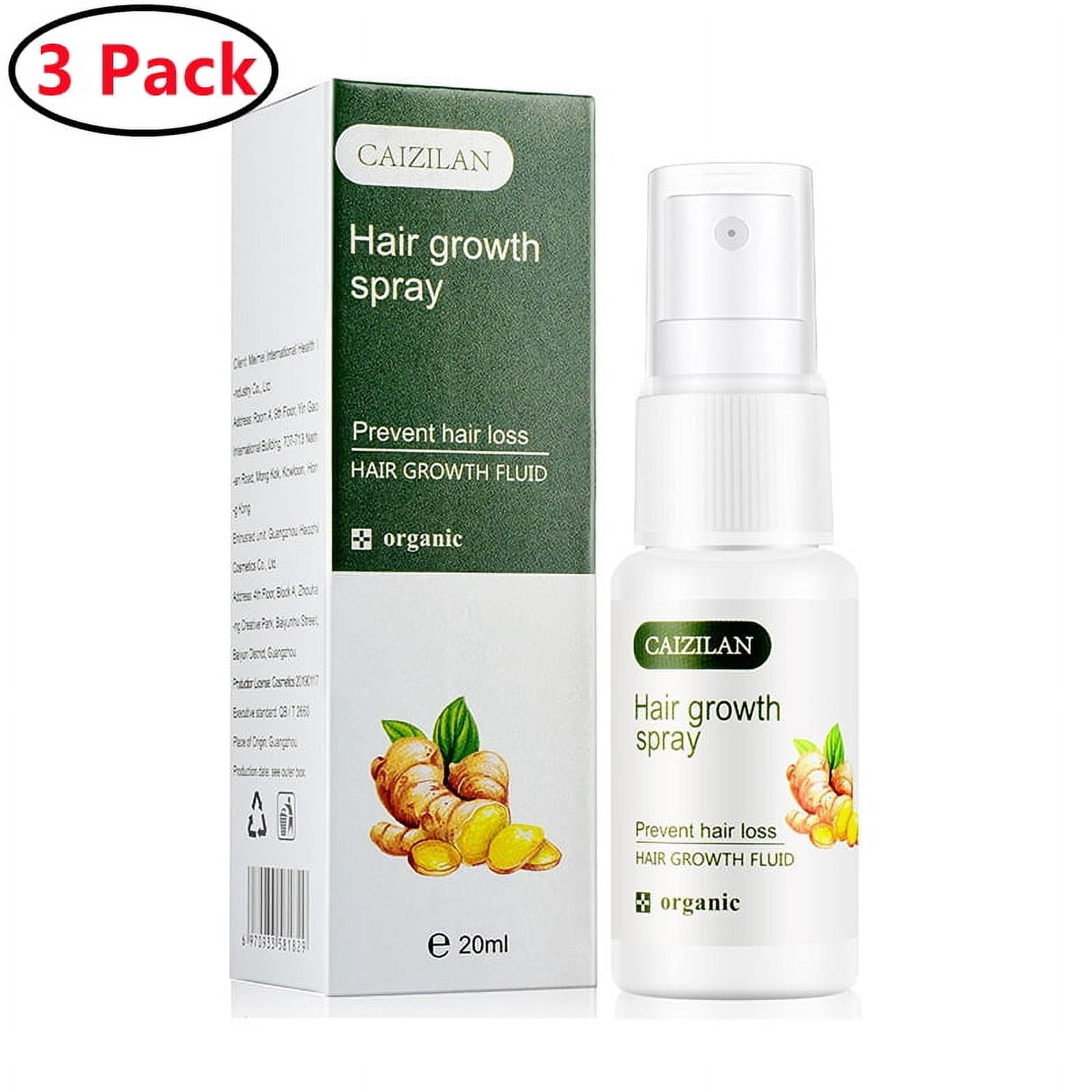 CozyHome 3 Pack Hair Growth Spray – For Longer, Thicker, Fuller Hair ...