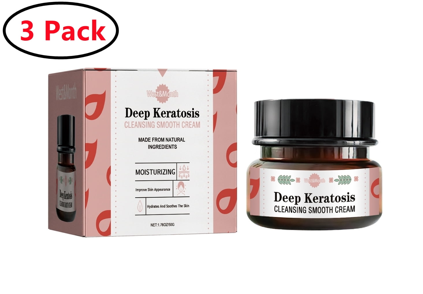 3 Pack Intensive Care Body Cream for Dry Skin Soothing Hydration Cream ...