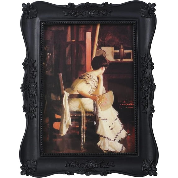 CozyNestFinds Antique Picture Frames 5x7 Vintage Ornate Gothic Picture ...