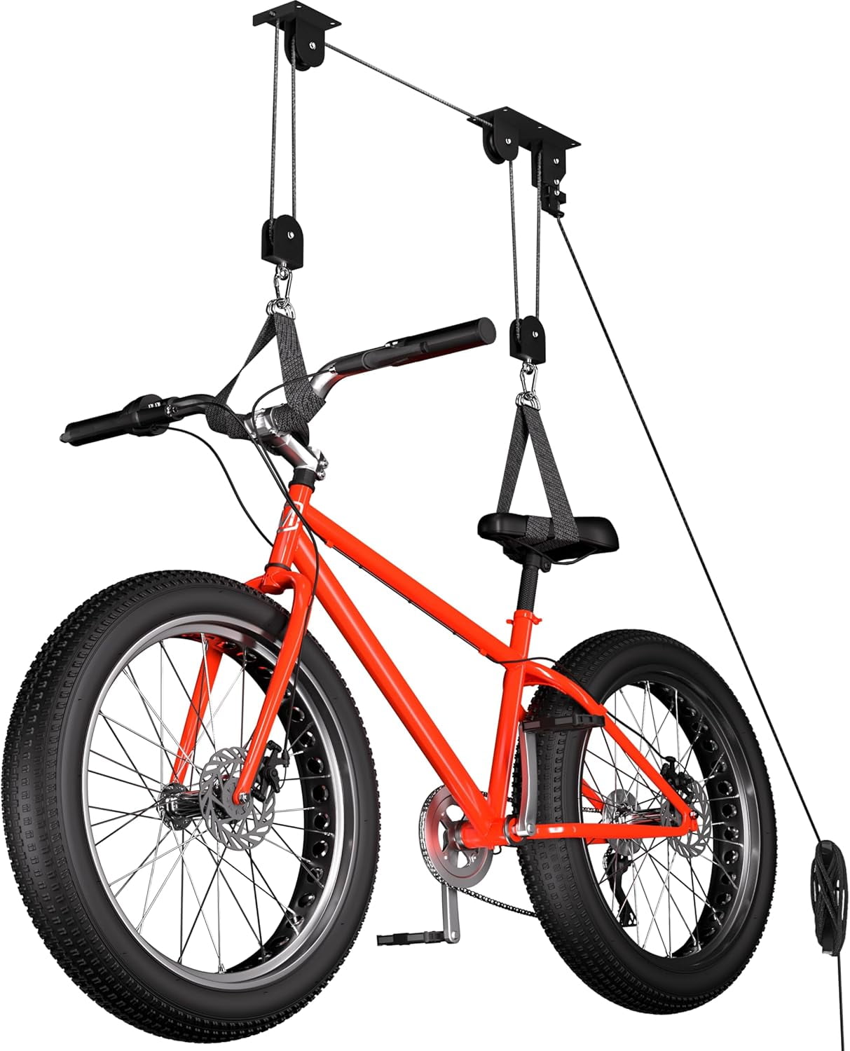 CozyNestFinds Bike Hoist, Heavy Duty Bike Pulley System for Garage ...
