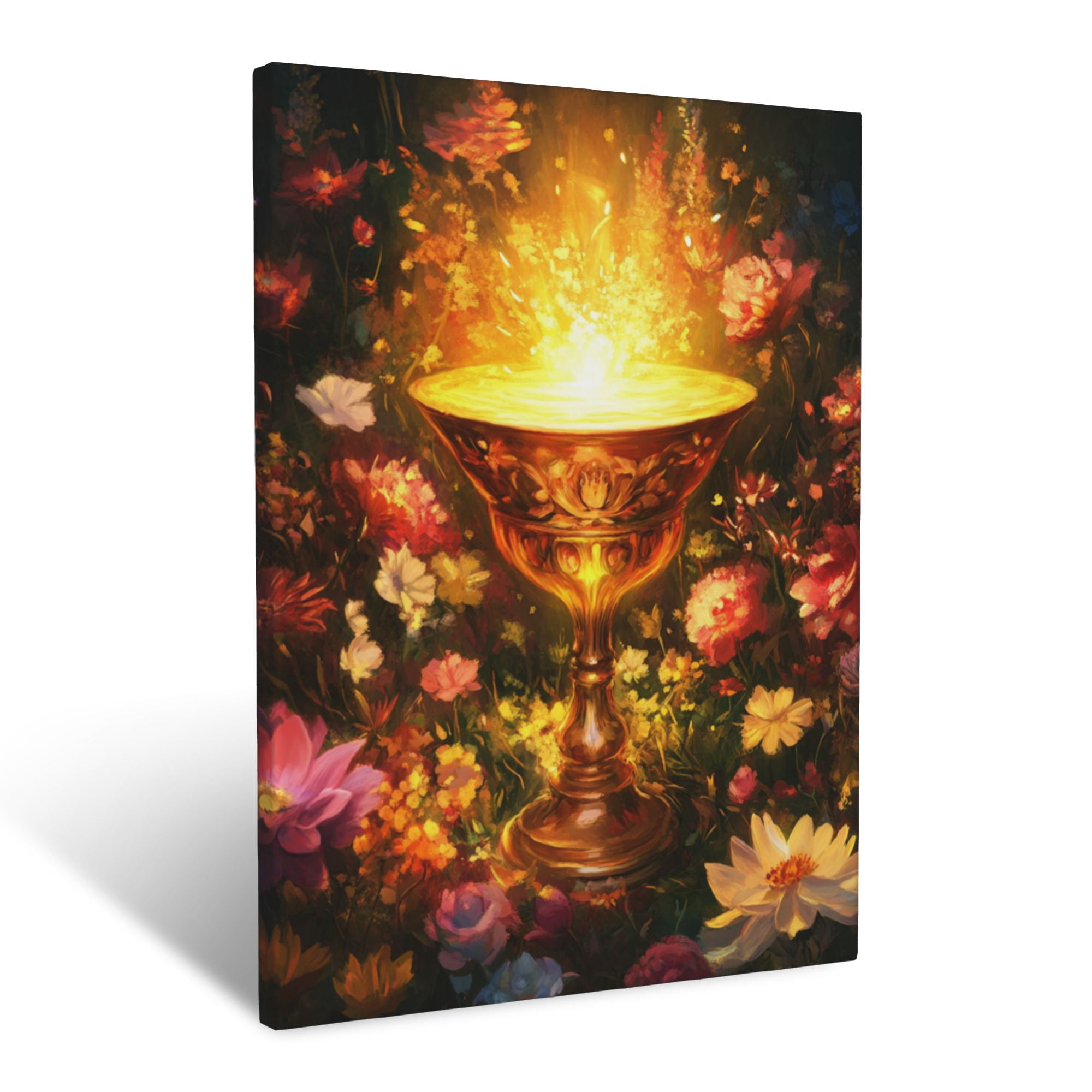 CozyNet A Bright Chalice Glowing With Soft Divine Light Surrounded By ...