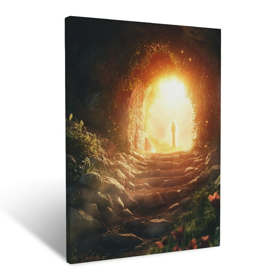 CozyNet A Depiction Of The Resurrection Glowing Brightly In A Quiet ...