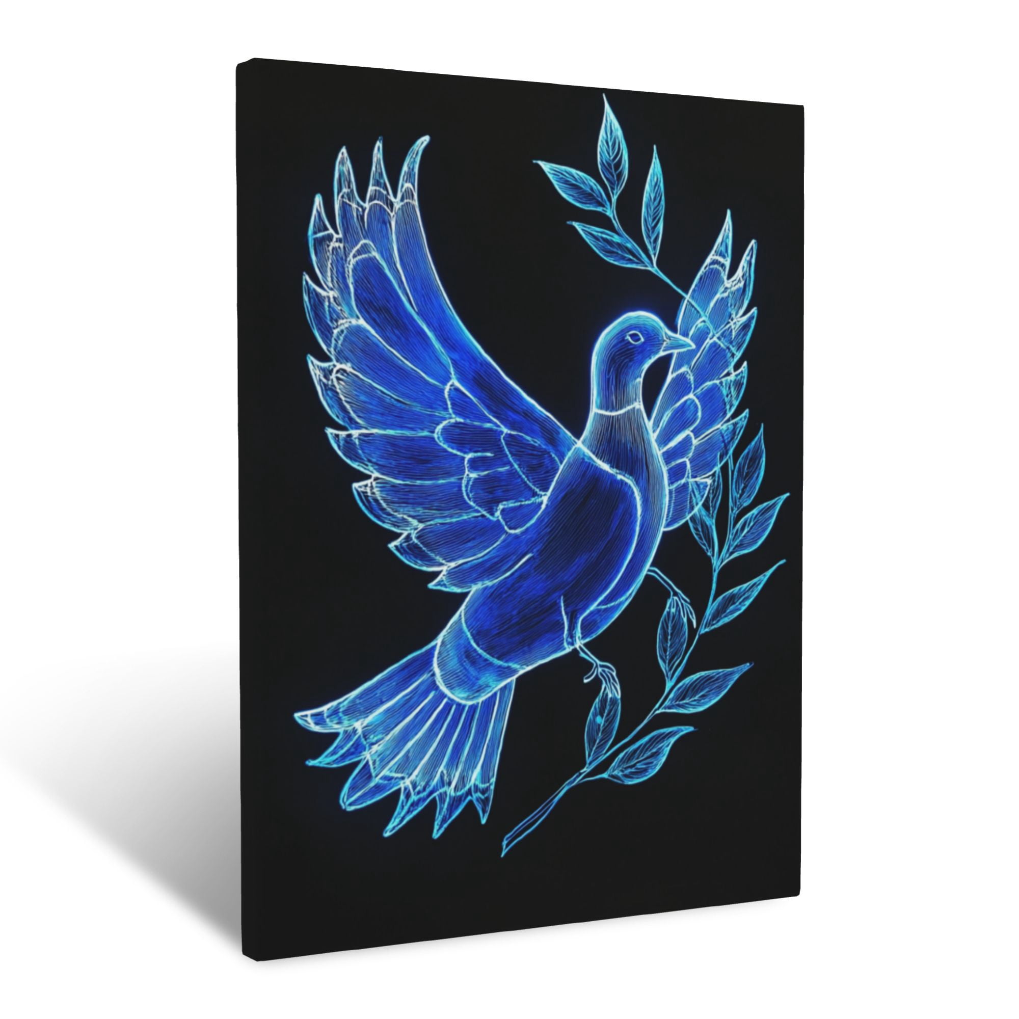 CozyNet A Glowing Dove With An Olive Branch Symbol Of Peace & Divine ...