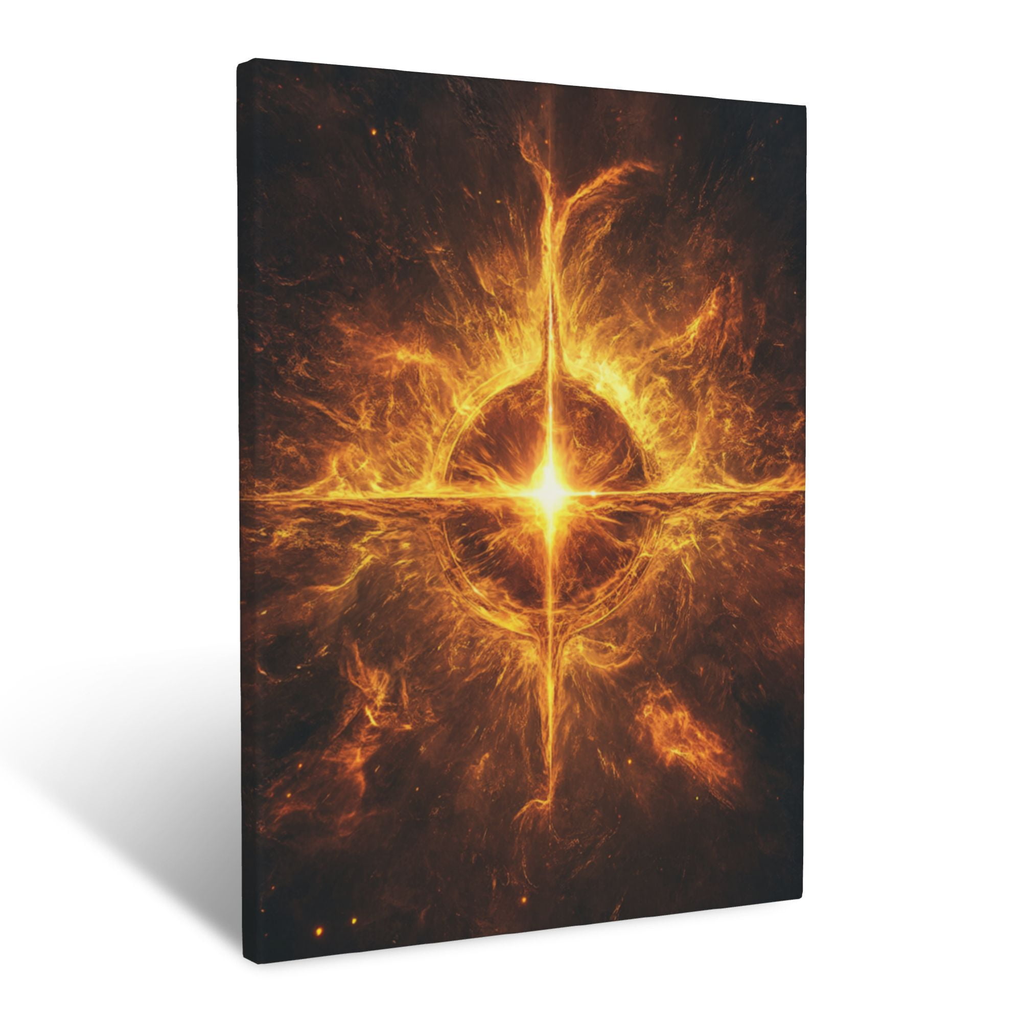 CozyNet A Glowing Holy Spirit Symbol Surrounded By Flames And Radiant ...